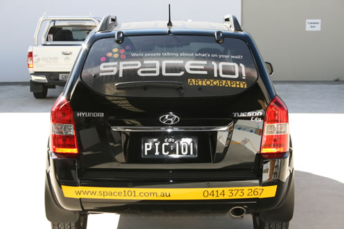 Vehicle Window Signage | Clear Vision | Quality Choice Signs Sunshine Coast